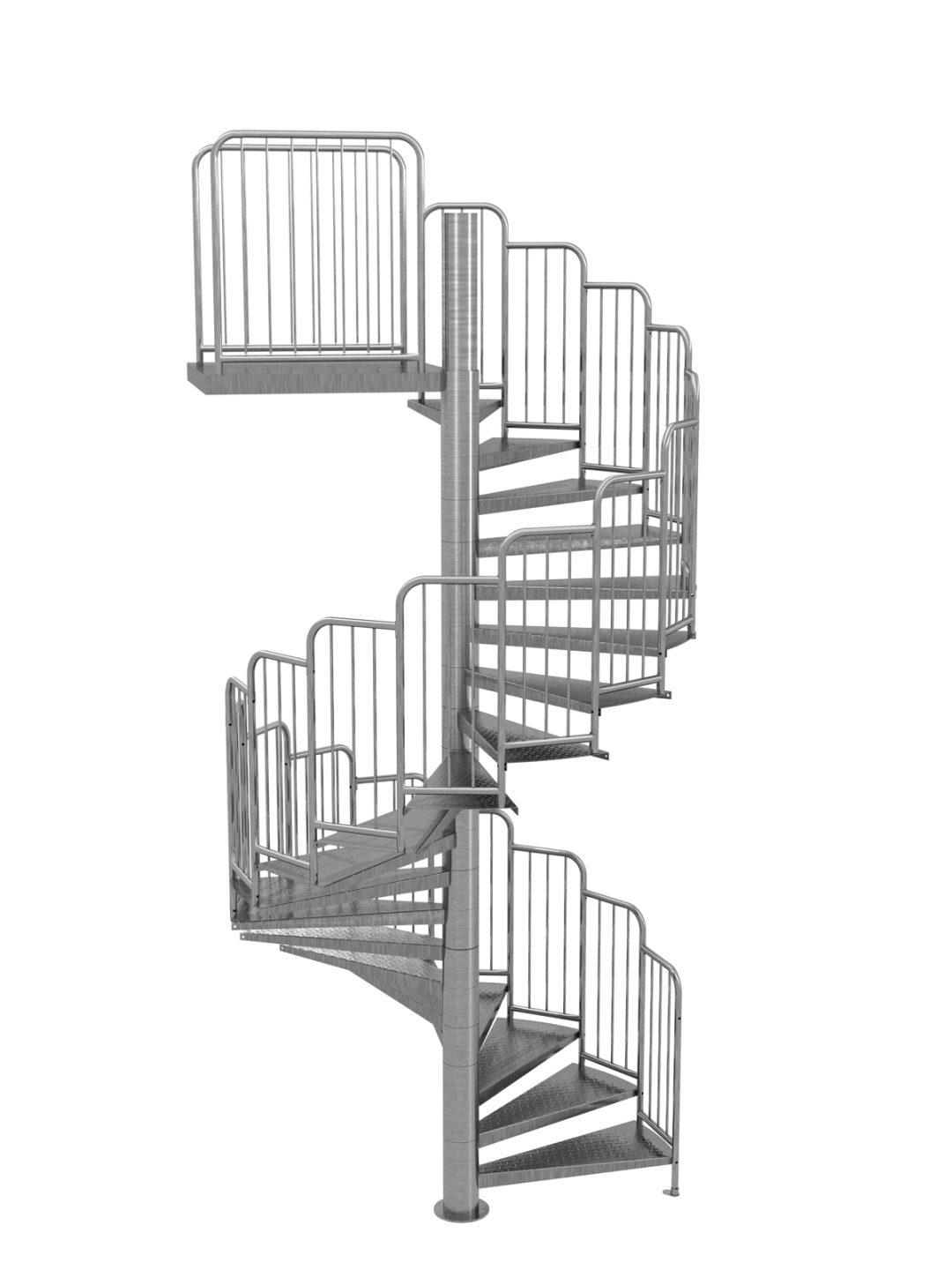 escalier stairbat helicoidal acbi - ACBI