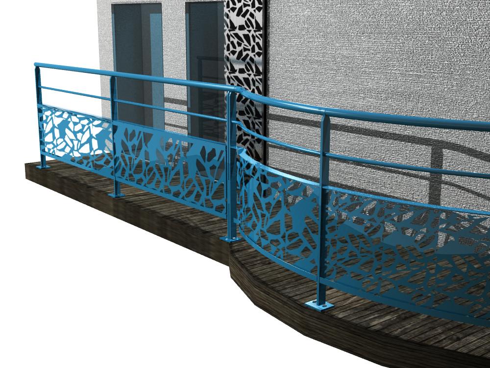 rendu gardotrad decoupe laser soleil bleu - ACBI